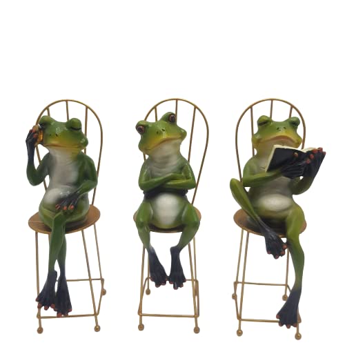 Frogs on Chairs showpiece : Amazon.in: Home & Kitchen