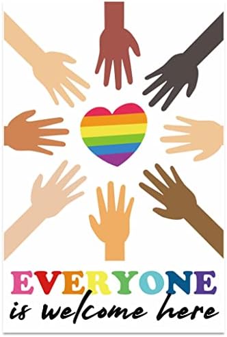 Amazon.com: ARGUS Everyone is Welcome here Poster, 13.375" x 19 ...