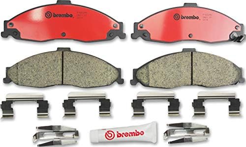 Amazon.com: Brembo P09015N Premium Ceramic Front Disc Brake Pad Set ...