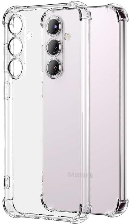 SPAZY CASE® Samsung Galaxy A35 5G Back Cover | Protective Soft Transparent Shockproof Hybrid ...