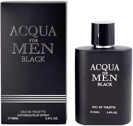 Amazon.com : Acqua for Men Black Cologne for Men 3.4/100ml Eau de ...