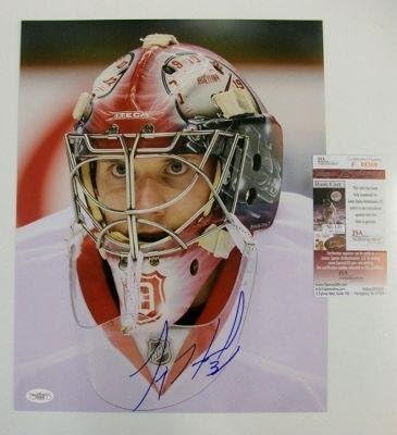 Amazon.com : Jimmy Howard Signed Detroit Red Wings Mask Photo Jsa ...