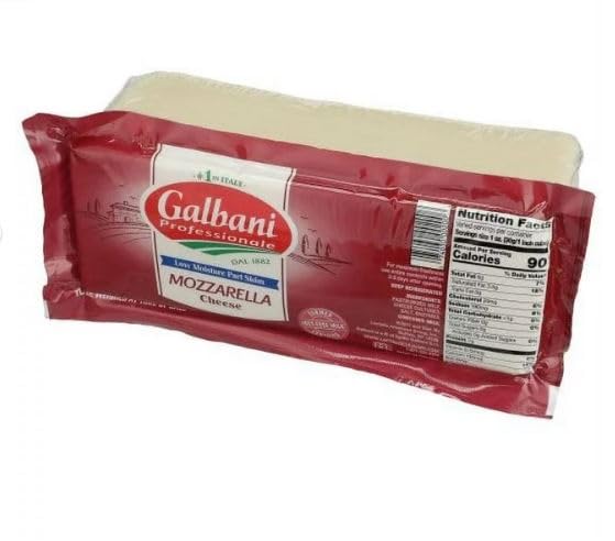 Amazon.com: Generic Galbani, Low Moisture Part Skim Mozzarella Cheese ...