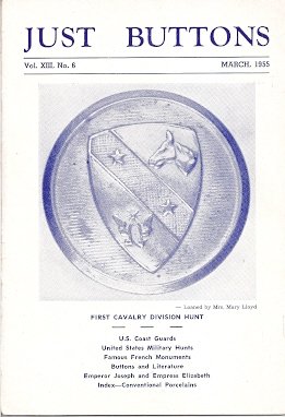 Just Buttons: The Magazine for Button Collectors (March 1955 Volume ...