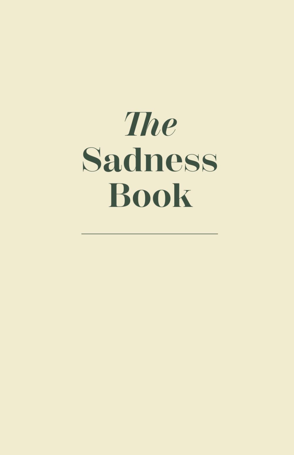 The Sadness Book (German Edition) : Baar, Elias: Amazon.de: Bücher