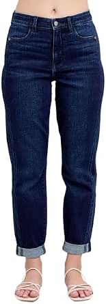 Judy Blue High Waist Boyfriend Jeans for Women | Stretchy Relaxed Fit ...