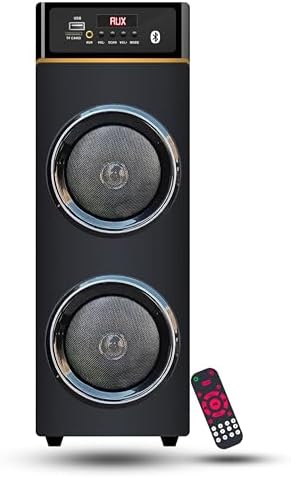 MINTRONICS® ROYAL-888 90W Tower Speaker 18" Inch Height 6.5" SUBWOOFER, 4 inch Speaker Heavy ...