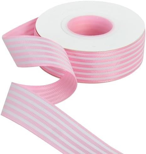 Amazon.com: VGOODALL Pink Gingham Ribbon, 50Yd Buffalo Checker Ribbons ...