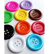 Amazon.com: Kawaii Easy Crafting - 10pcs Jumbo Round Plastic Button ...