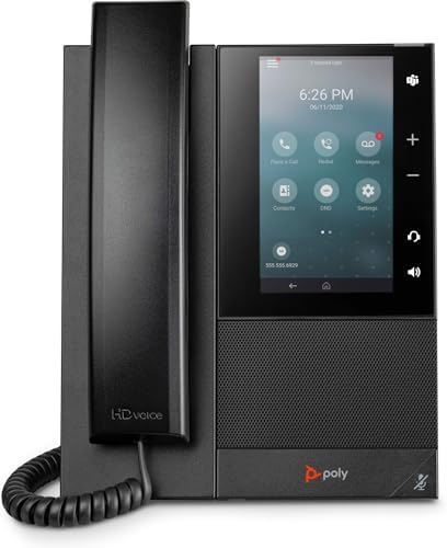Amazon.com : HP Poly CCX 500 IP Phone - Corded - Corded - Desktop ...