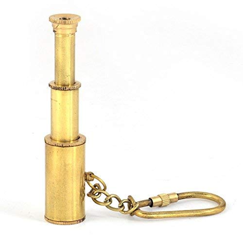 Brass Telescope with Wooden Box : Amazon.in: Home & Kitchen