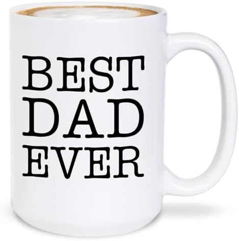 Amazon.com: Best Dad Ever Novelty Gifts for Dad - Cute Coffee Mug ...