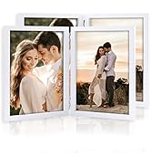 Amazon.com - ORIVAN 4x6 Triple Picture Frame Hinged 3 Photos Folding ...
