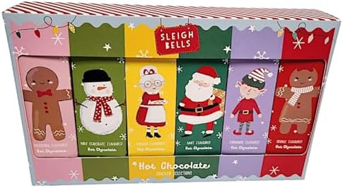 Hot Chocolate Sleigh Bells Cracker Selection 6 Assorted Flavours with ...