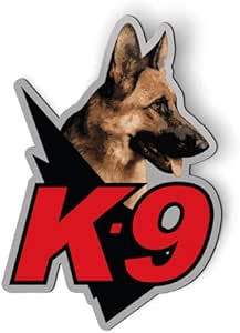 Amazon.com: Stickers and Tees K9 Unit Police Dog K-9 - Car Magnet - 6 ...