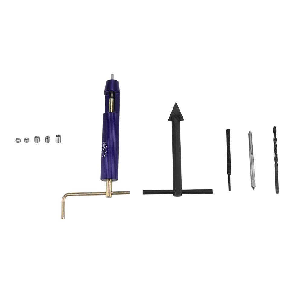 50 pcs M3 Wire Thread Insert Combination Tool Set Thread Repair Kit ...