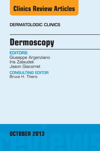Amazon.com: Dermoscopy, an Issue of Dermatologic Clinics (The Clinics ...