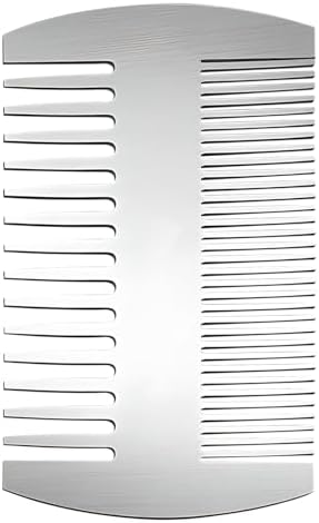 Amazon.com : Stainless Steel Comb - Credit Card-Sized, Anti-Static Dual ...