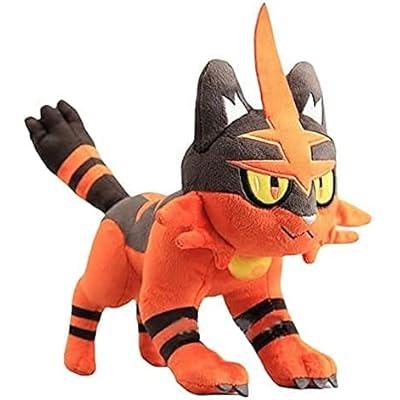 Buy CUDILLEROI 8 inch Standing Litten Evolution Torracat Plush Toy ...