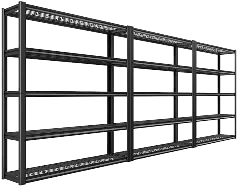 Amazon.com: REIBII 55.1" W Storage Shelves，Garage Shelving Heavy Duty ...