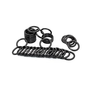 50PCS Nitrile Rubber NBR Sealing O-Ring CS 2mm,14x10x2mm: Amazon.com ...