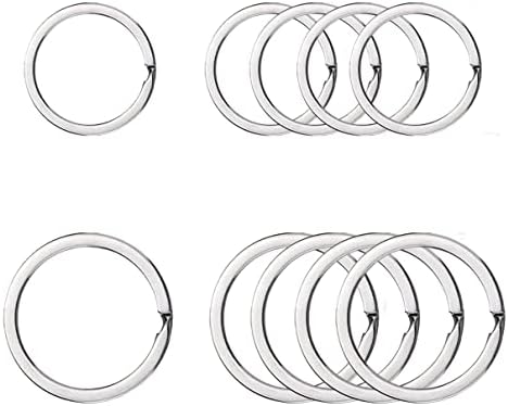 Ruesious round key rings （15/20/25/30mm） Key Rings for Cars Bags ...