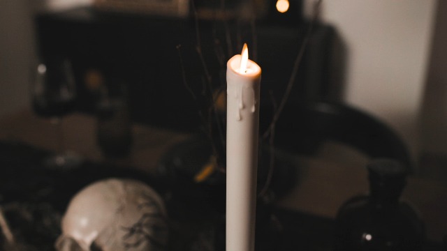 Real Wax LED Candle Luminara Flameless Taper Candle - 9.5