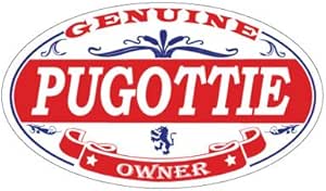 Amazon.com: US Decal, Inc. Pugottie - Oval Magnet : Home & Kitchen