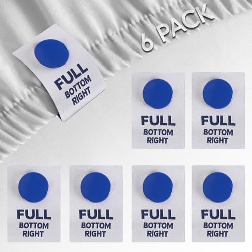 Amazon.com: [Full] SheetSnaps Bed Sheet Corner Labels – Know Which Way ...