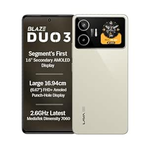 Lava Blaze Duo 3 5G (Imperial Gold, 6GB RAM, 128GB Storage) | MTK D7060 ...