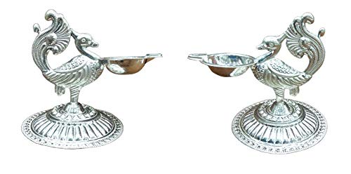 A Immense Auspicious Blended Sterling 925 Silver standard peacock ...