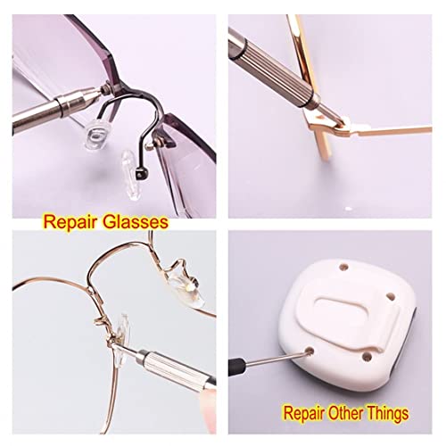 JZK Glasses Repair kit with Screws and Screwdriver for Eyeglasses ...
