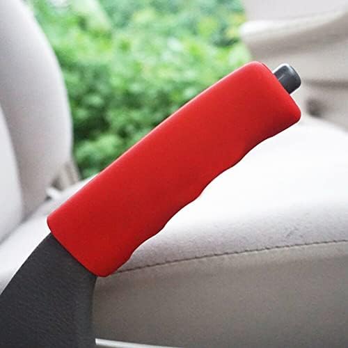 Handbrake Cover Auto Soft Silicone Gear Stick Cover E-Brake Universal ...
