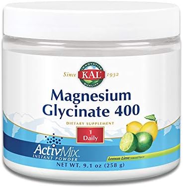 Amazon.com: KAL Magnesium Glycinate 400 ActivMix Powder | 9.1oz