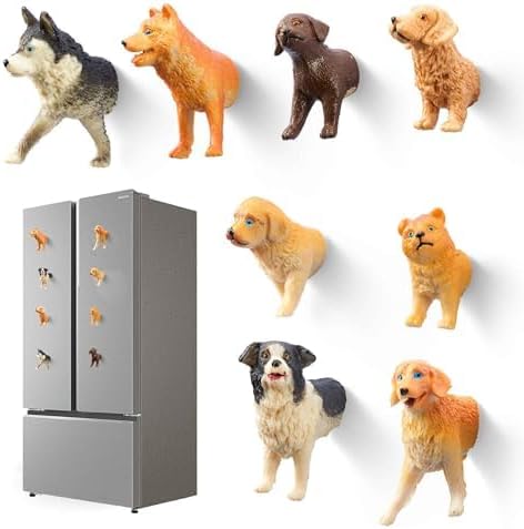 Amazon.com: 8 Adorable Dog Magnets – Add a Touch of Cute and Quirky to ...