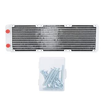 Amazon.com: Tyenaza Computer Radiator, White Copper PC Heat Sink Water ...