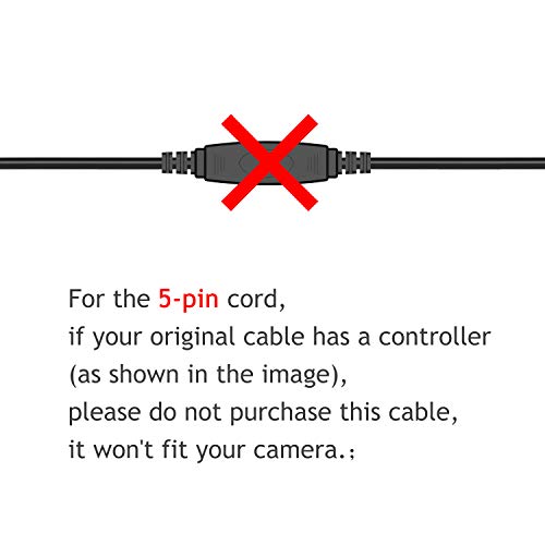 Snapklik.com : 5 Pin Dash Cam Cable,22 Ft 2.5mm Male To 5 Pin Backup ...