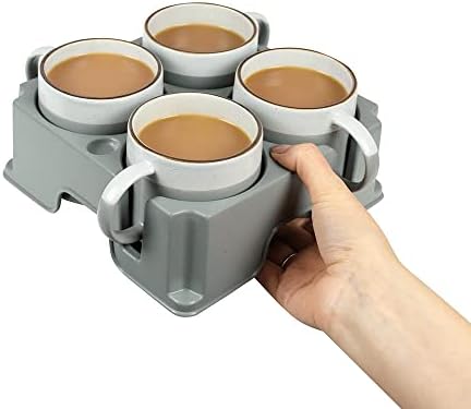 Spill Not Cup Carrier, Anti-Spill Mug Cup Holder for Hot Cold Drinks ...
