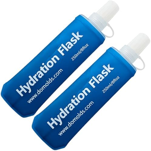 Amazon.com: CXWLJL 250ml Soft Flask Collapsible Water Bottle Running ...