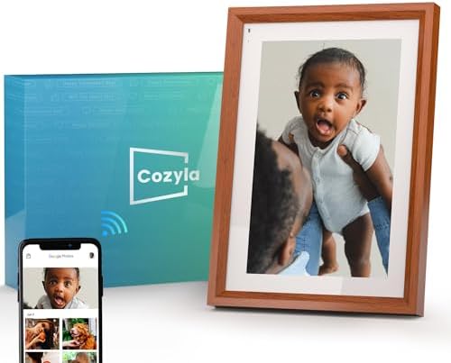 Amazon.com : Cozyla Digital Picture Frame 10.1 Inch Share Photos and ...
