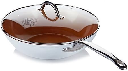 Amazon | Simply Ming 13 Technolon+ Jumbo Wok with Lid and Tongs and ...