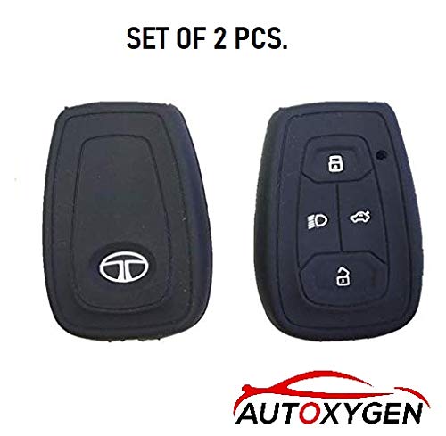 Autoxygen Silicone Remote Key Cover For Tata Nexon/Harrier/Altroz/Tigor ...