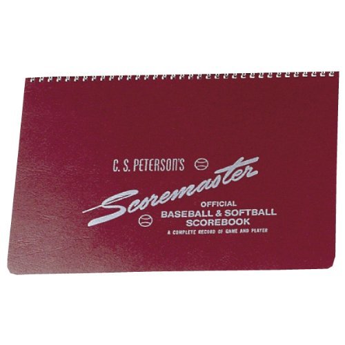 Peterson Scoremaster Official Baseball and Softball Scorebook: Amazon ...