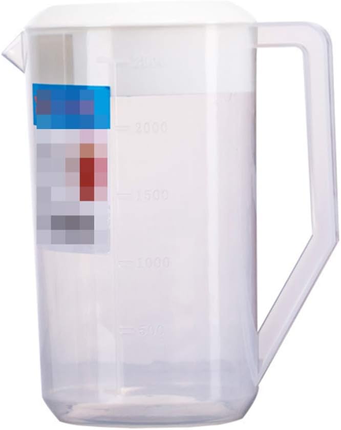 Amazon.com: Rubbermaid Pitcher Classic 1 Gallon Clear Base, Red Lid ...