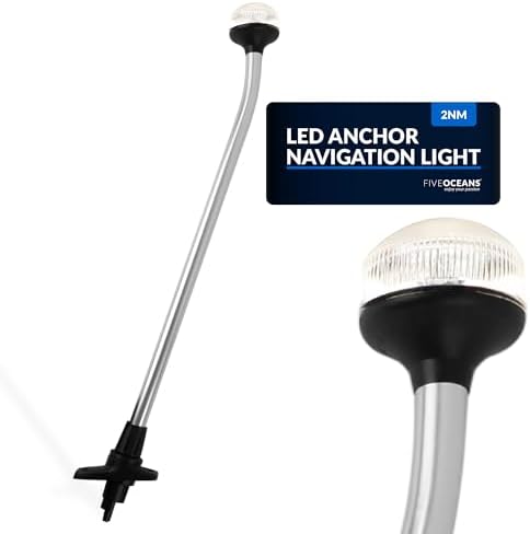 Marine All Round Plug-in Pole Anchor Light - LED Removable for Boat ...