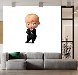 wallpics® Baby Boss Self Adhesive Decorative Wall Sticker | (30cm X ...