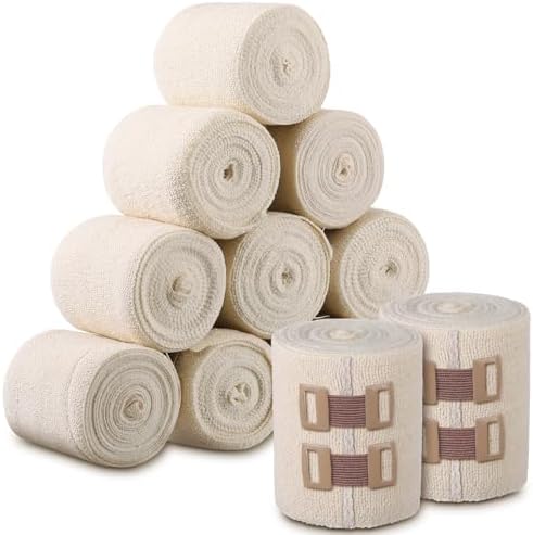 Amazon.com: Geiserailie 10 Pcs Short Stretch Compression Bandage ...