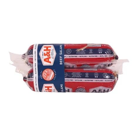 Amazon.com: A & H Beef Salami Double pack : Grocery & Gourmet Food