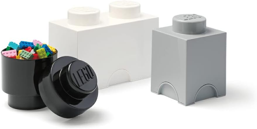 Amazon.com: LEGO Storage Brick Multipack L, Stackable Storage Boxes ...