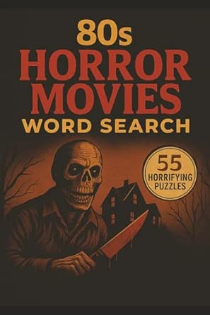 80s Horror Word Search: The Ultimate Slasher Puzzle Book: Find Villains ...